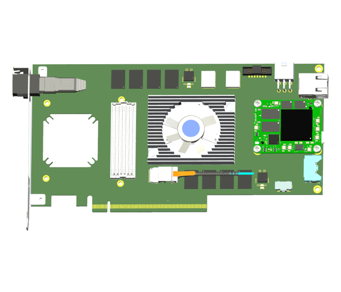 Kintex UltraScale+ PCIe board with FMC+ site • TECHWAY